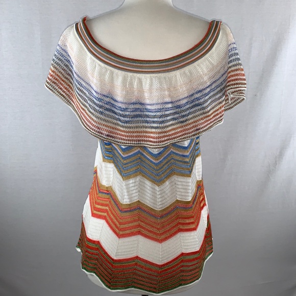 M by Missoni | Tops | M Missoni Off The Shoulder Top With Front Tie ...